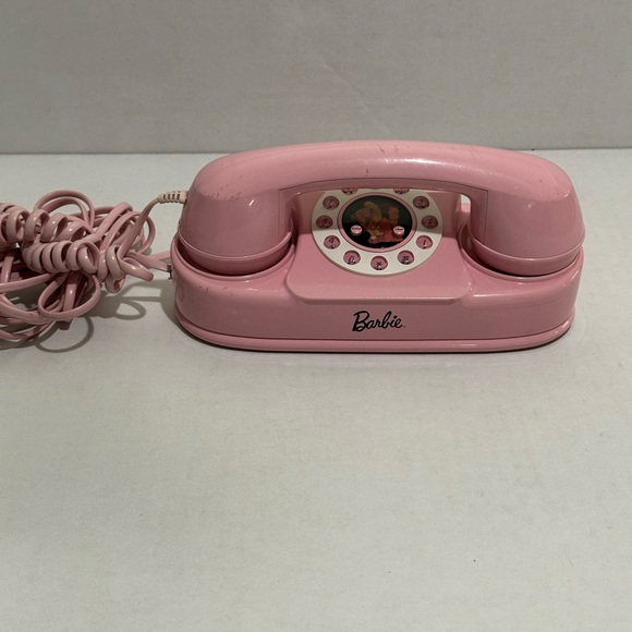 Barbie | Cell Phones & Accessories | Barbie Pink Retro Corded Phone ...